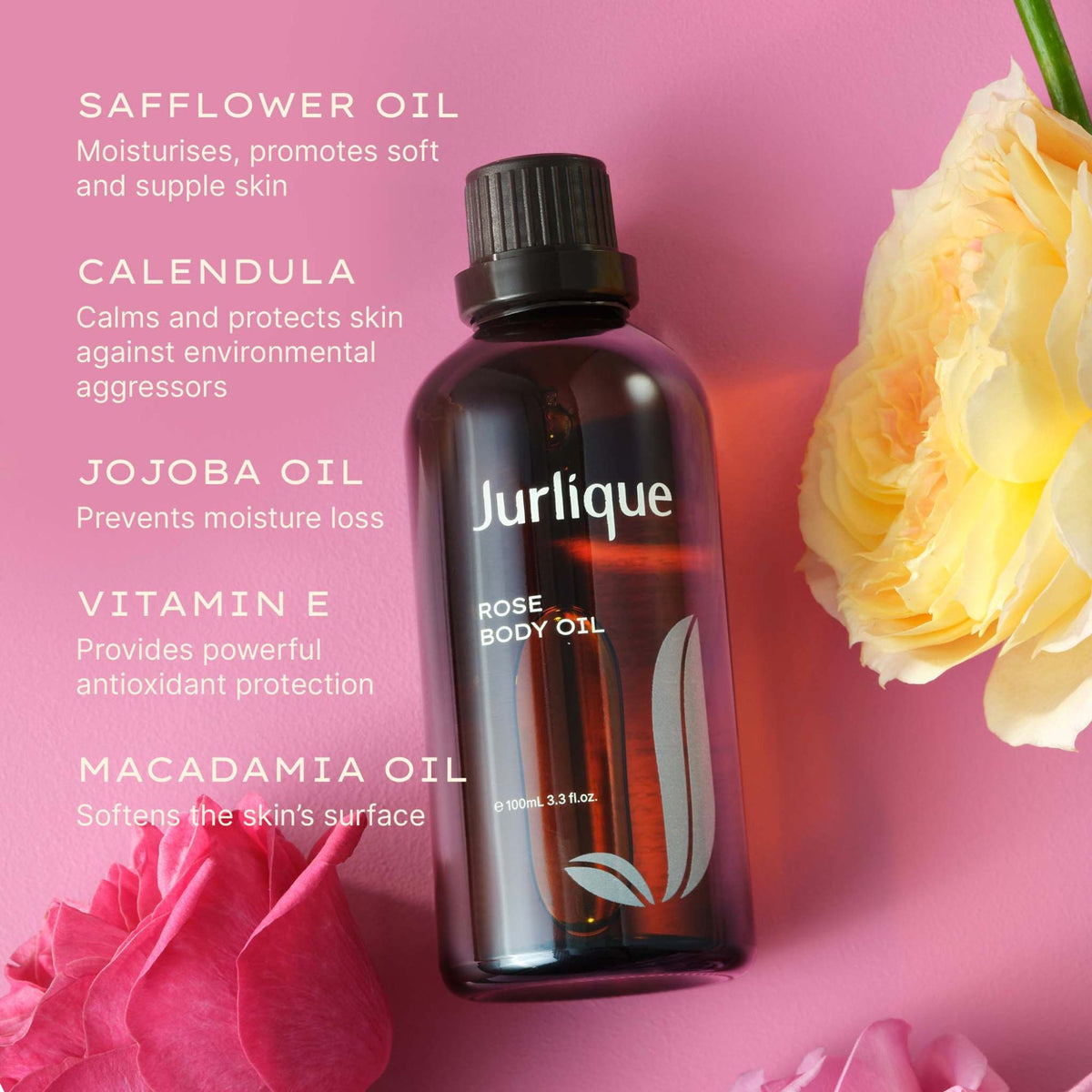 Rose Body Oil | Jurlique Natural Skin Care – Jurlique US